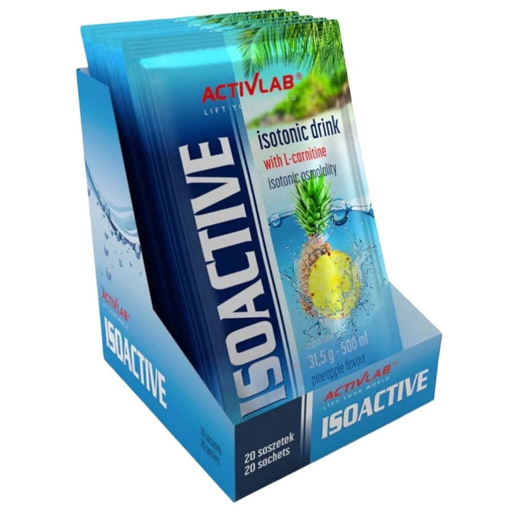 Activlab Isoactive Isotonic with L-carnitine, Pineapple - 20 Sachets ...