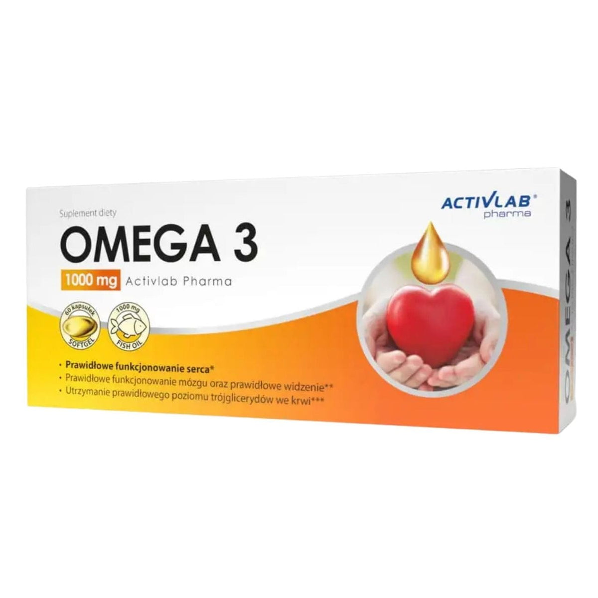 Activlab Pharma Omega-3 1000 mg - 60 Capsules – Medpak