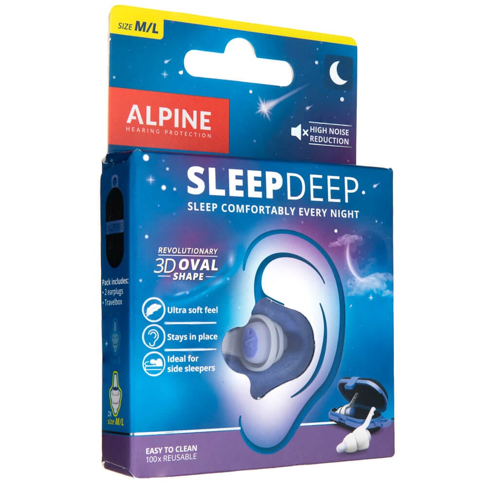 Alpine SleepDeep Earplugs for Sleep – Medpak
