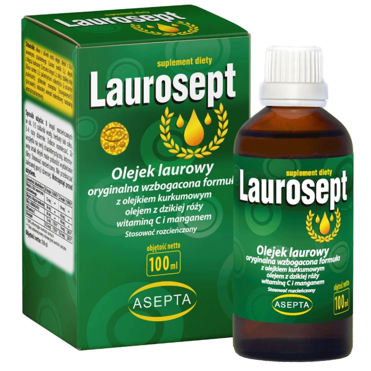 Asepta Laurosept Laurel Oil with Vitamin C - 100 ml – Medpak