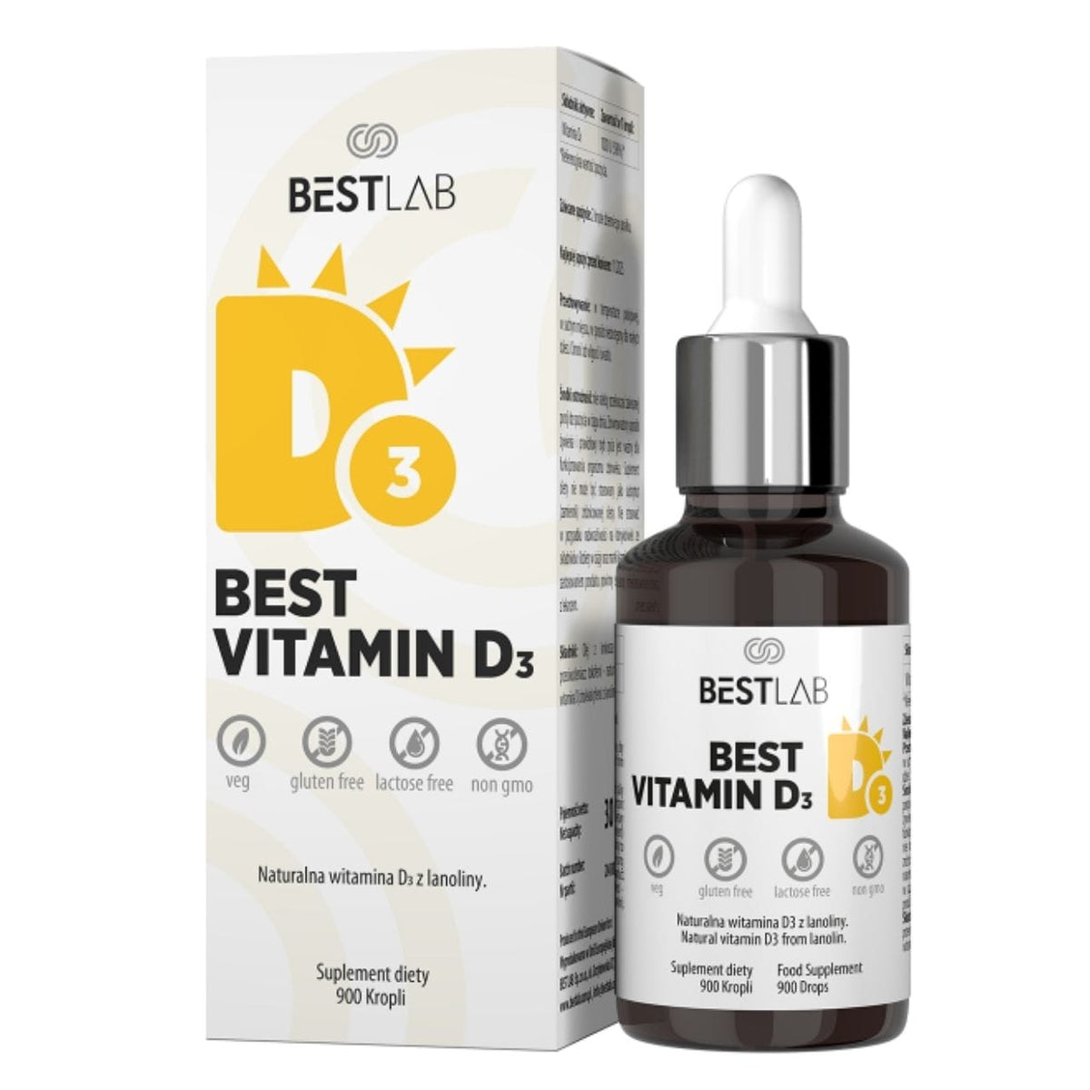 BestLab Best Vitamin D3 1000 IU - 30 ml – Medpak