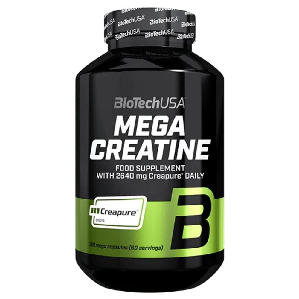 BioTech USA Mega Creatine - 120 Capsules – Medpak