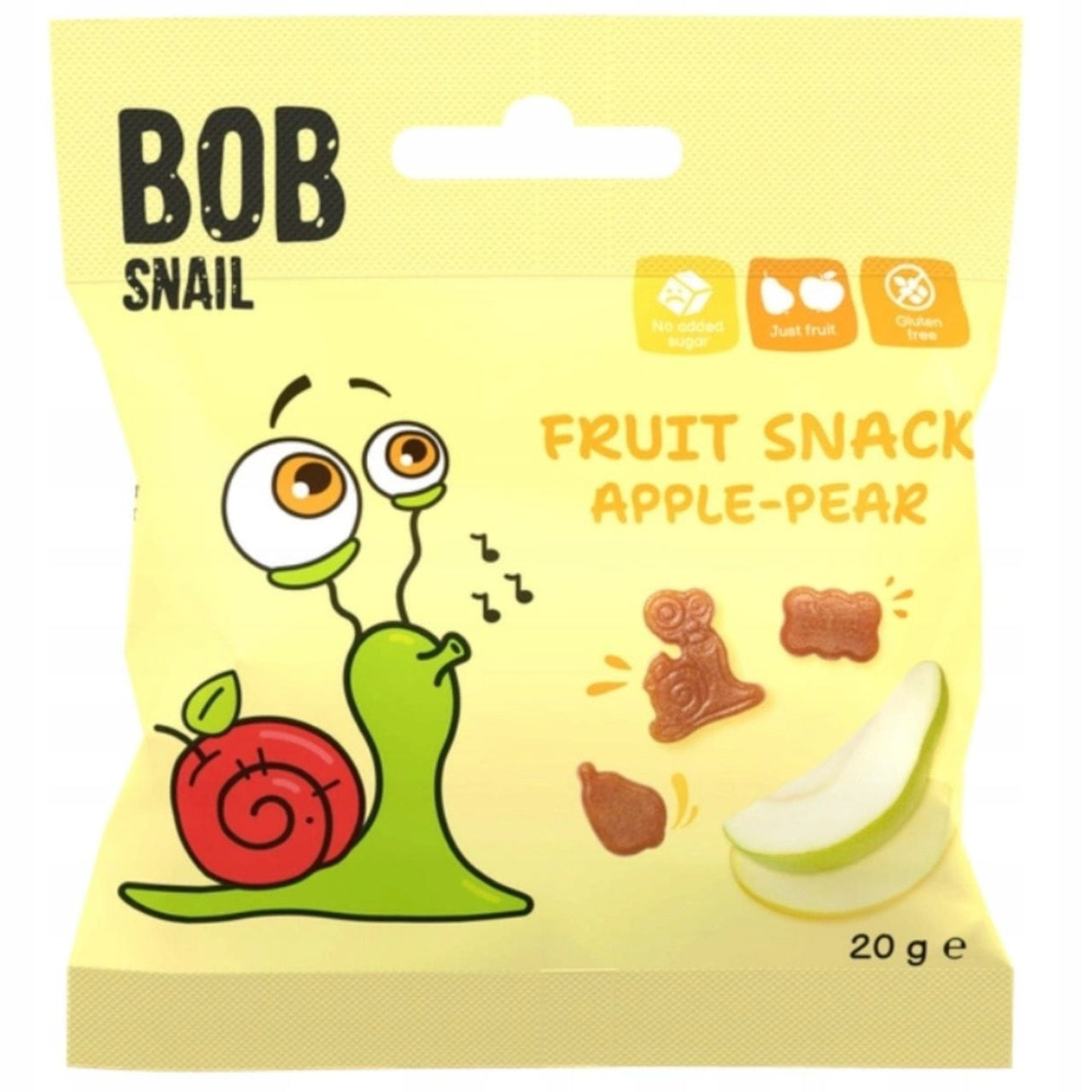 Bob Snail Apple and Pear Snack without Sugar - 20 g – Medpak