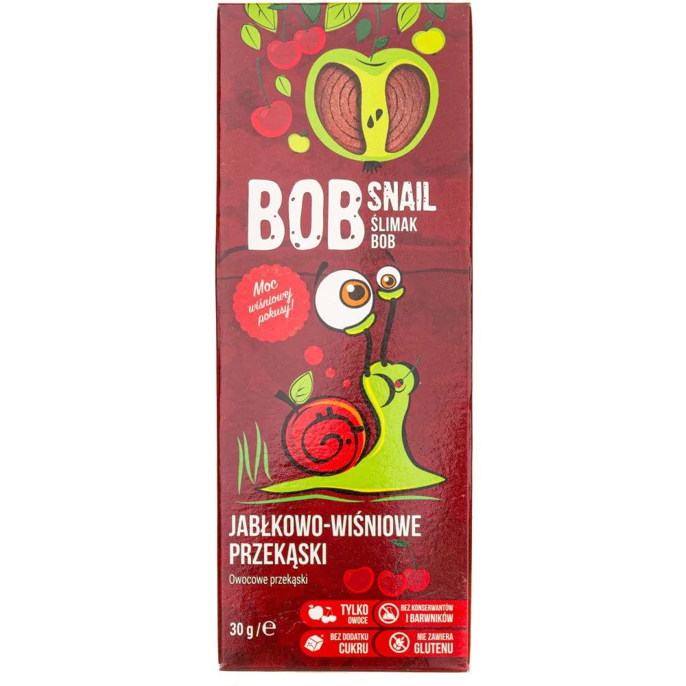 Bob Snail Apple & Cherry Snack with No Added Sugar - 30 g – Medpak