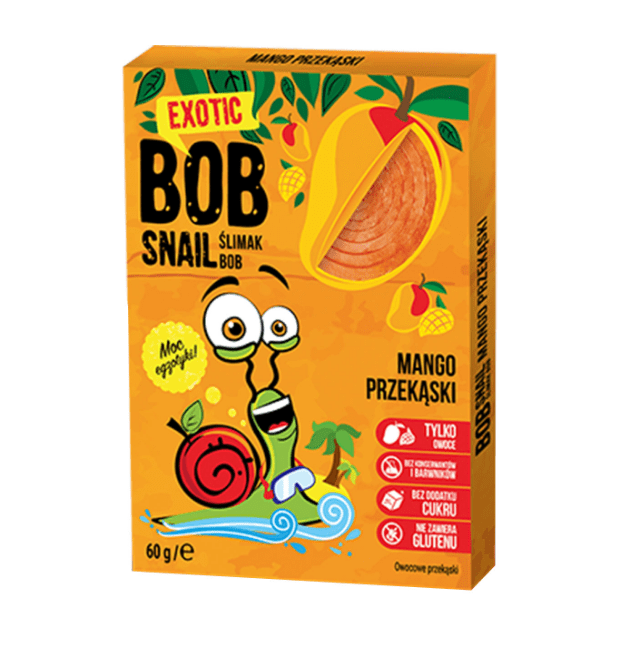 Bob Snail Mango Snack with No Added Sugar - 60 g – Medpak