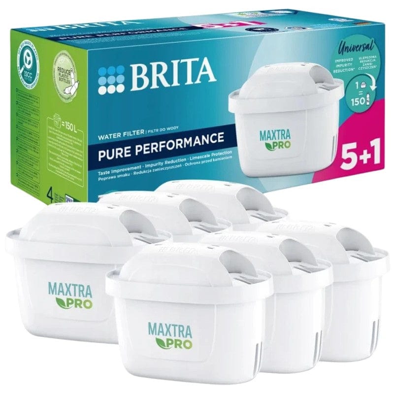 Brita Maxtra Pro Pure Performance Cartidges - 5+1 Pieces – Medpak