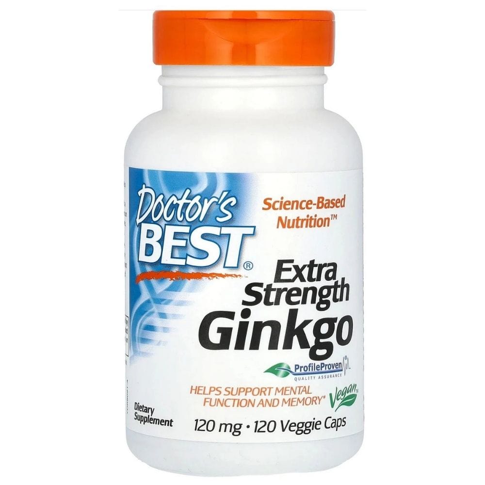 Doctor's Best Extra Strengh Ginkgo 120 mg - 120 Capsules – Medpak
