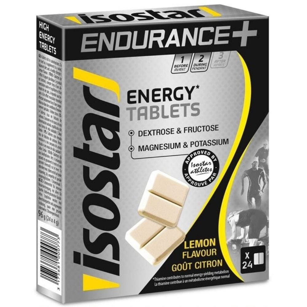 Isostar Energy Tablets, Lemon - 24 Tablets – Medpak