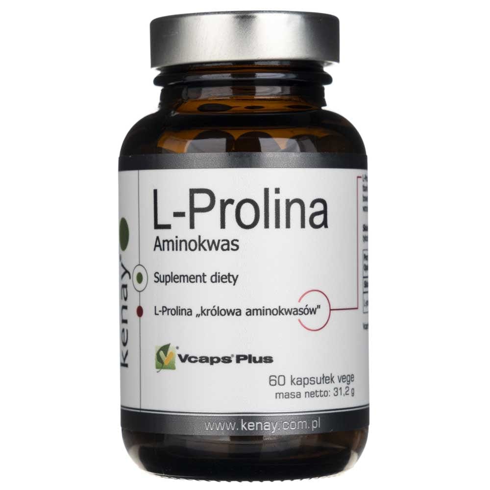 Kenay L-Proline Amino Acid 520 mg 60 Capsules – Medpak