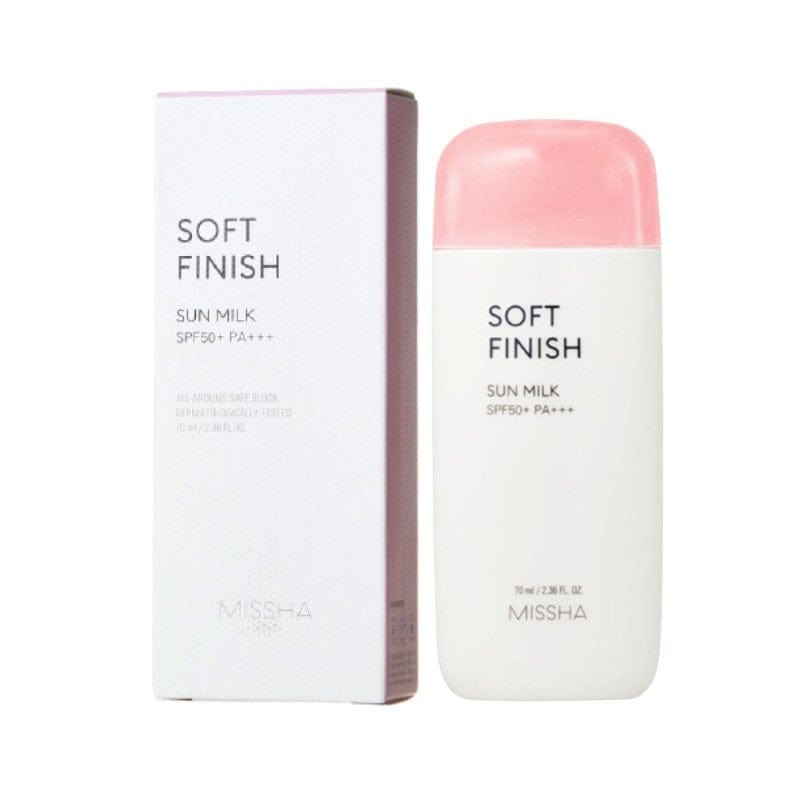 Missha All Around Safe Block Soft Finish Sun Milk SPF50+/PA+++ - 70 ml ...