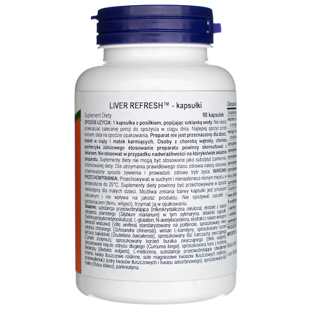 Now Foods Liver Refresh 90 Veg Capsules | Medpak