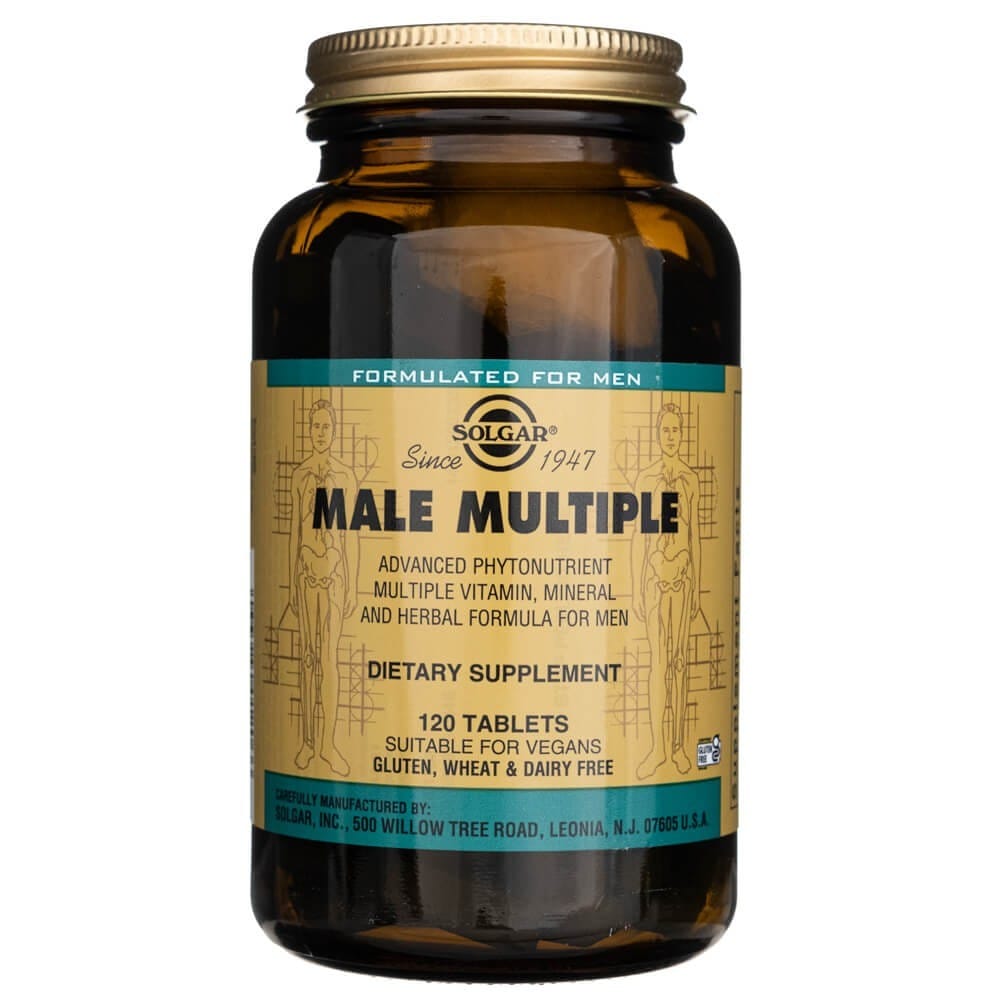 Solgar Male Multiple Multivitamin for men - 120 Tablets – Medpak