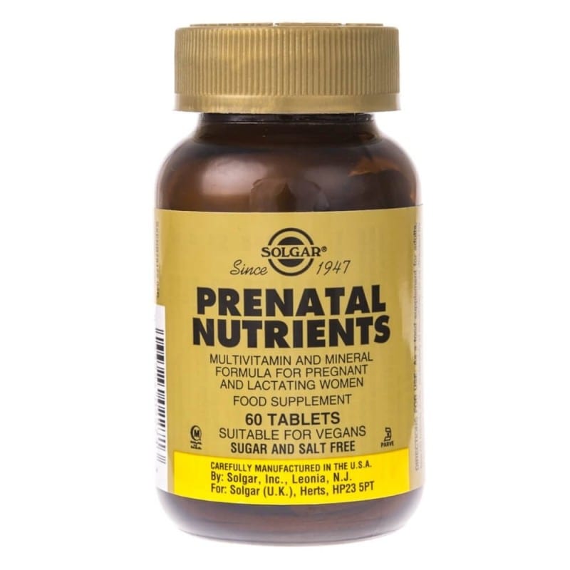 Solgar Prenatal Nutrients - 60 Tablets – Medpak