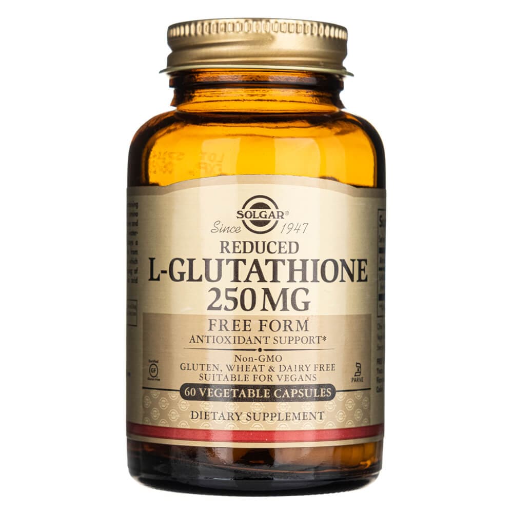 Solgar Reduced L Glutathione 250 Mg 60 Veg Capsules Medpak
