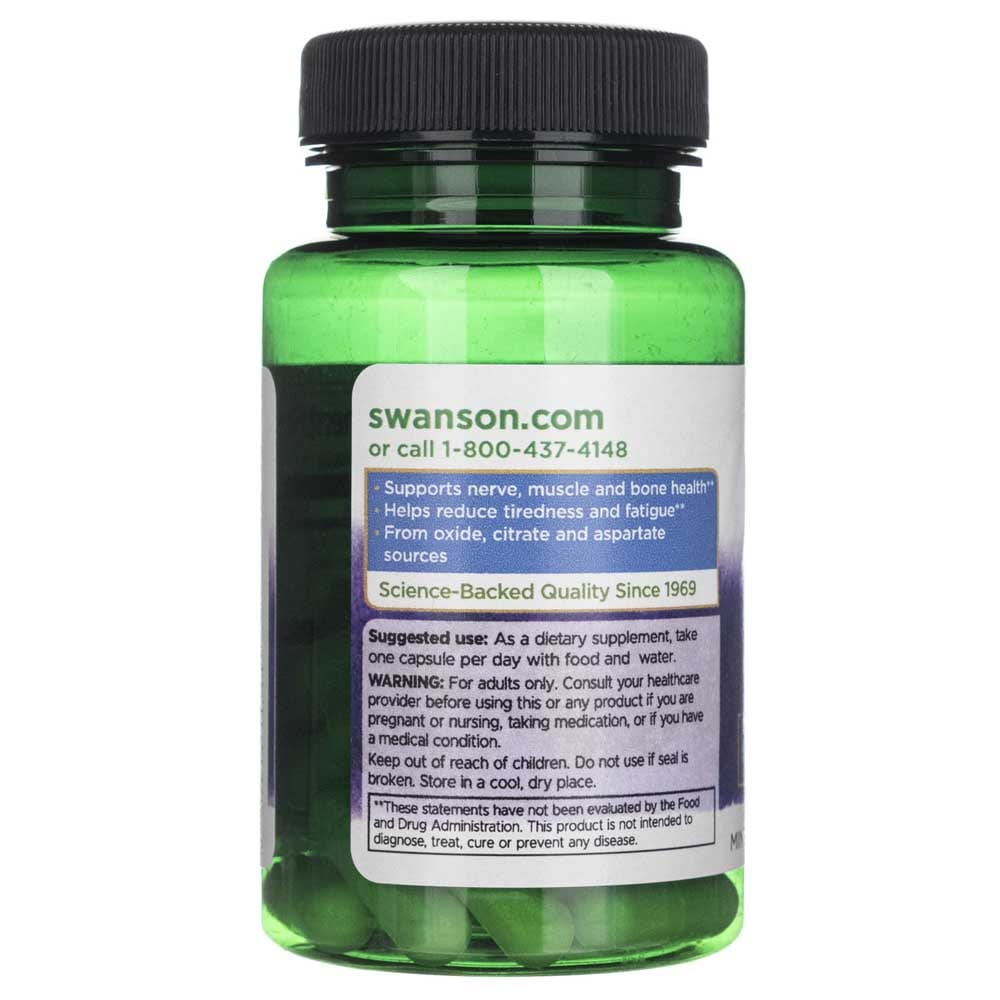 Swanson Triple Magnesium Complex 400 mg - 30 Capsules – Medpak Swanson Triple Magnesium Complex 400 mg - 30 Capsules – Medpak