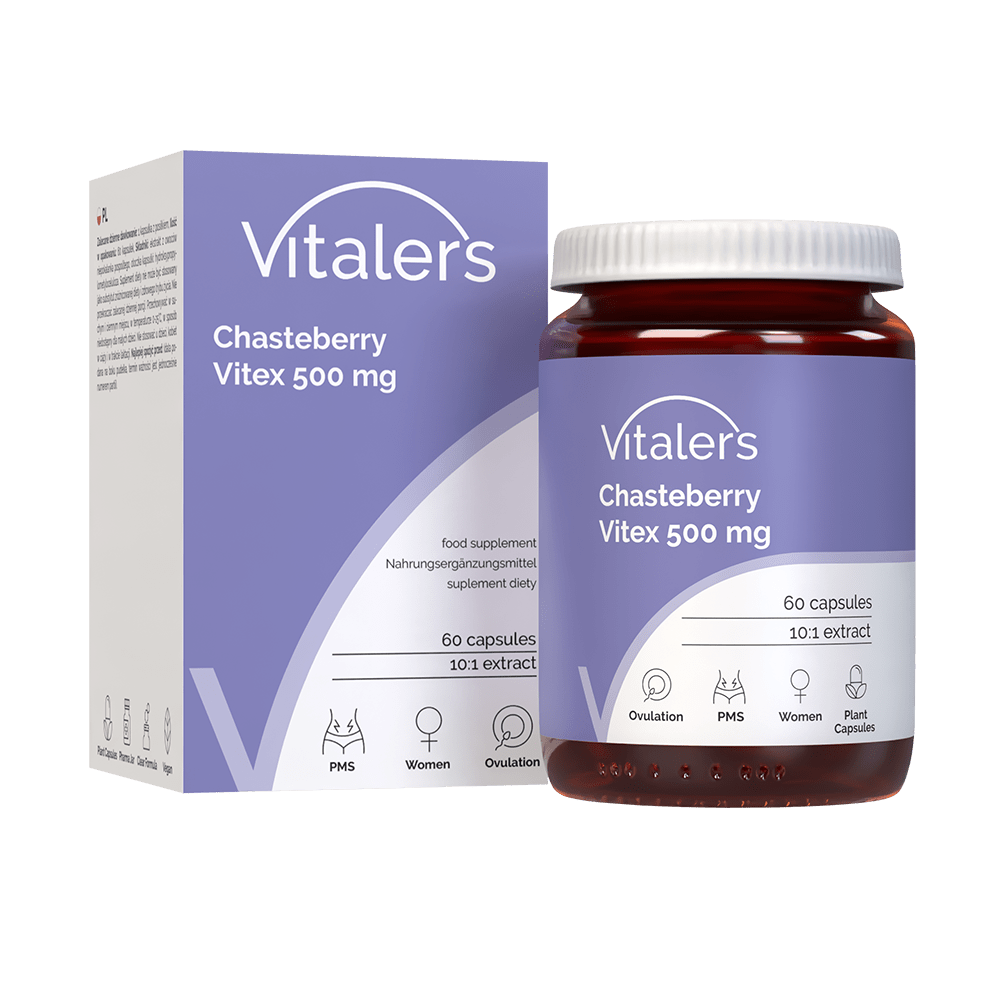 Vitaler's Chasteberry Vitex 500 mg - 60 Capsules – Medpak