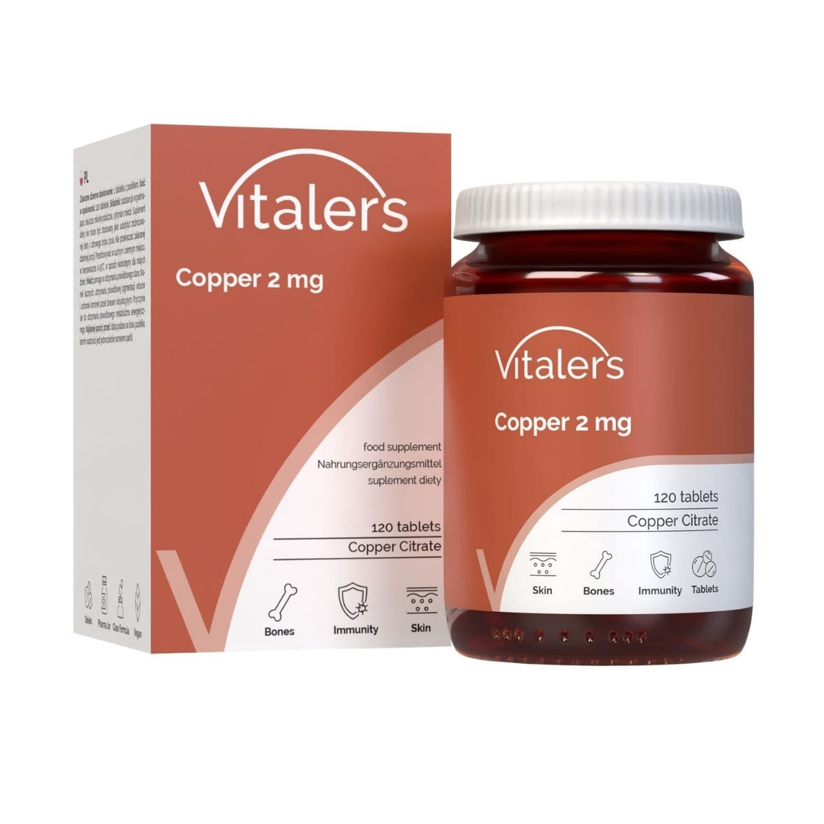 Vitaler's Copper 2 mg - 120 Tablets – Medpak