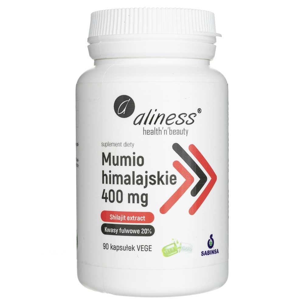 Aliness Himalayan Mumio 400 mg - 90 Veg Capsules – Medpak