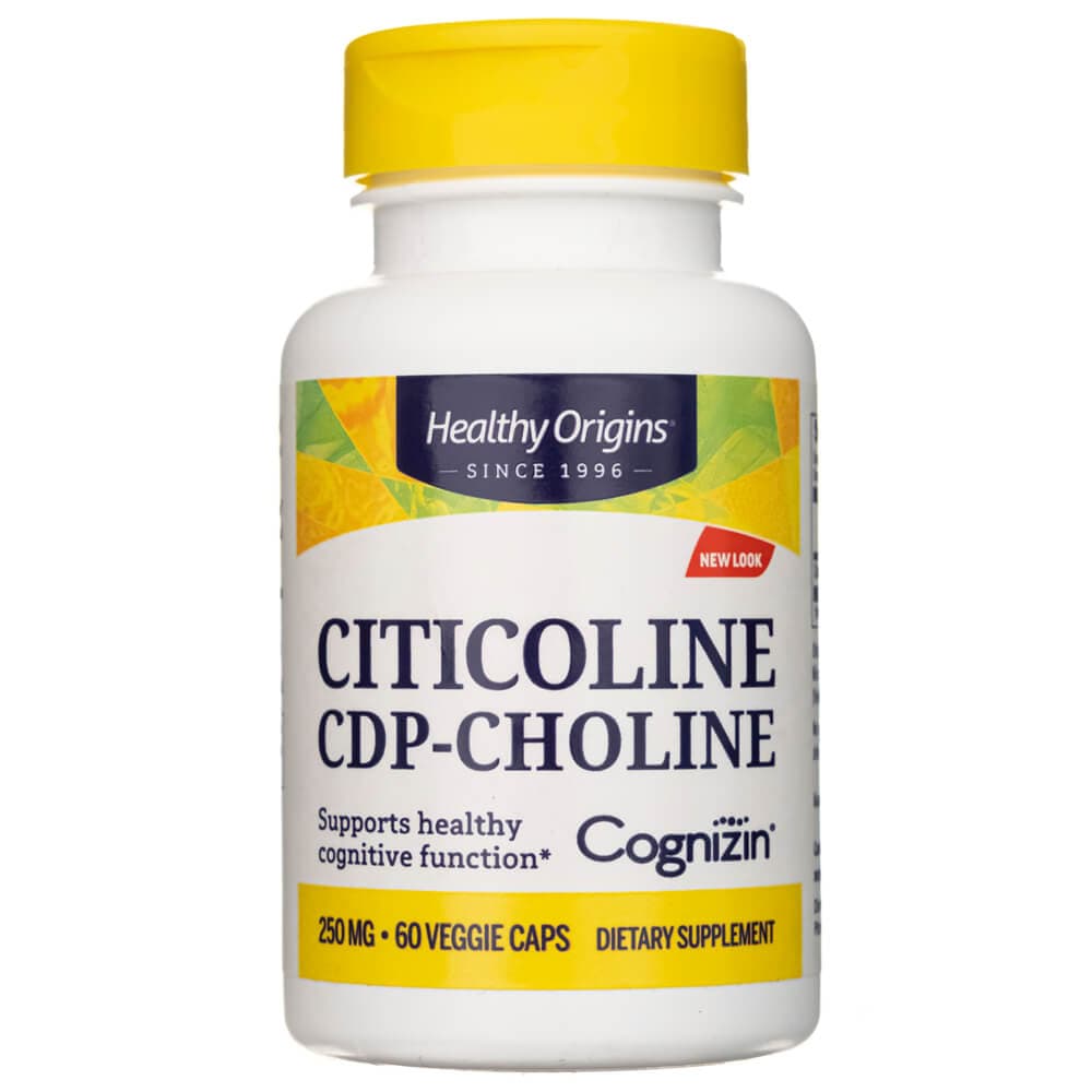 Healthy Origins Cognizin Citicoline 250 mg 60 Veg Capsules – Medpak