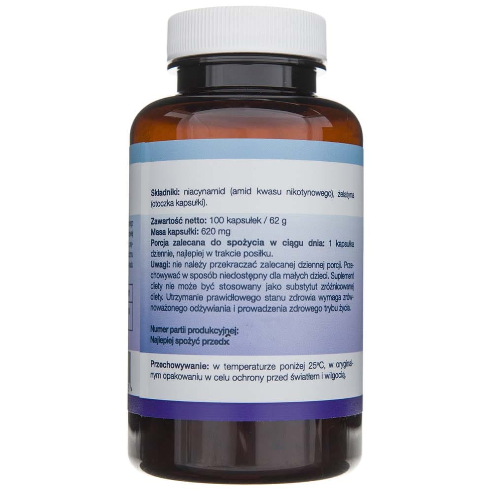 Medverita Niacinamide (Nicotinic Acid) 500 mg 100 Capsules – Medpak Medverita Niacinamide (Nicotinic Acid) 500 mg 100 Capsules – Medpak