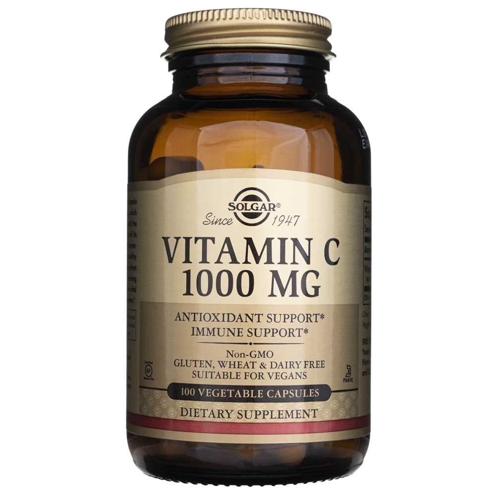 Solgar Vitamin C 1000 mg 100 Veg Capsules – Medpak